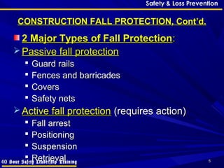 construction fall protection | PPT