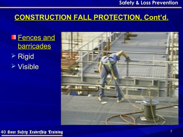 construction fall protection | PPT