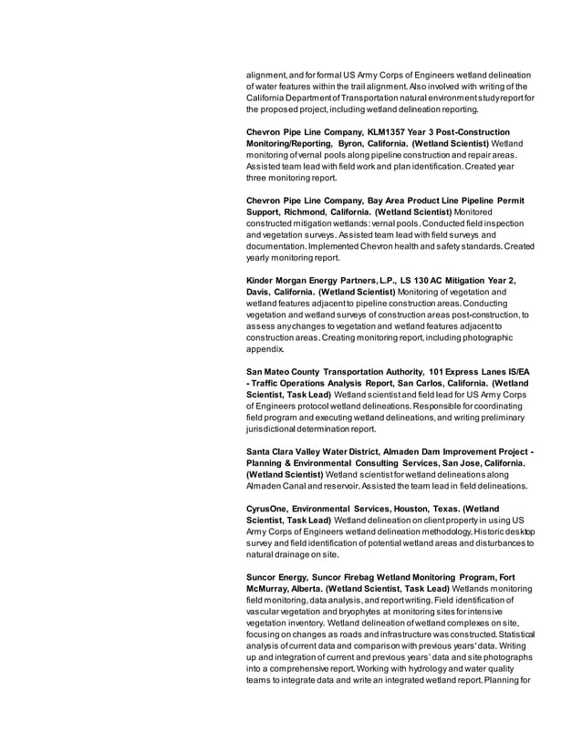 Bloise_Rose_rez_Jan2017_sorted | DOCX | Environmental Services Industry | Industries