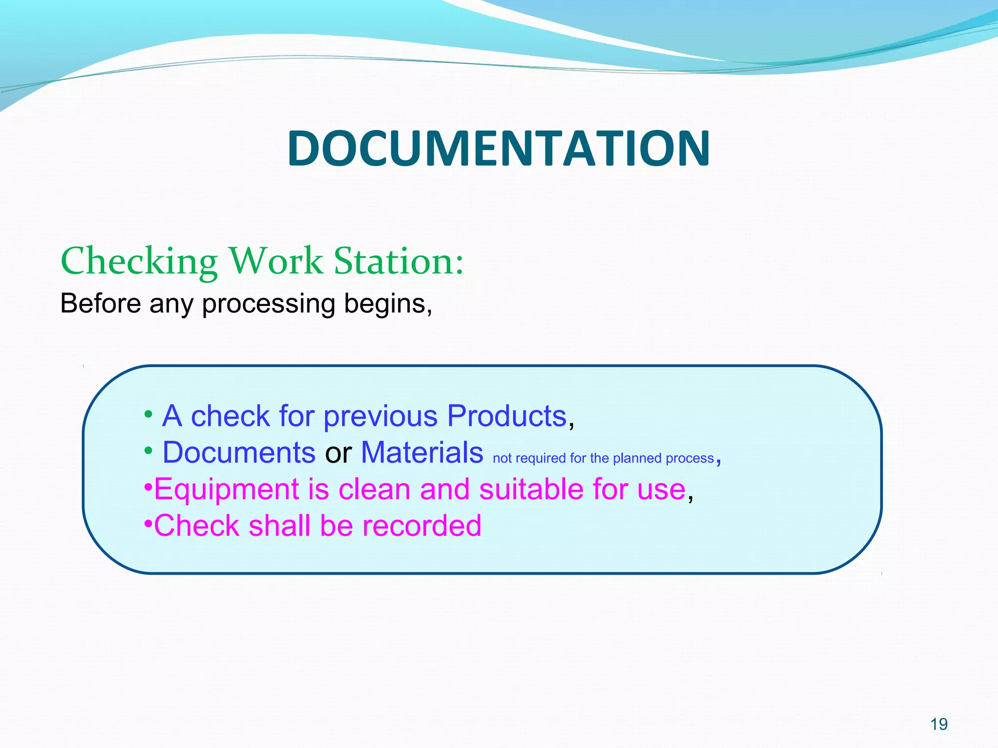 GMP Documentation | PPT