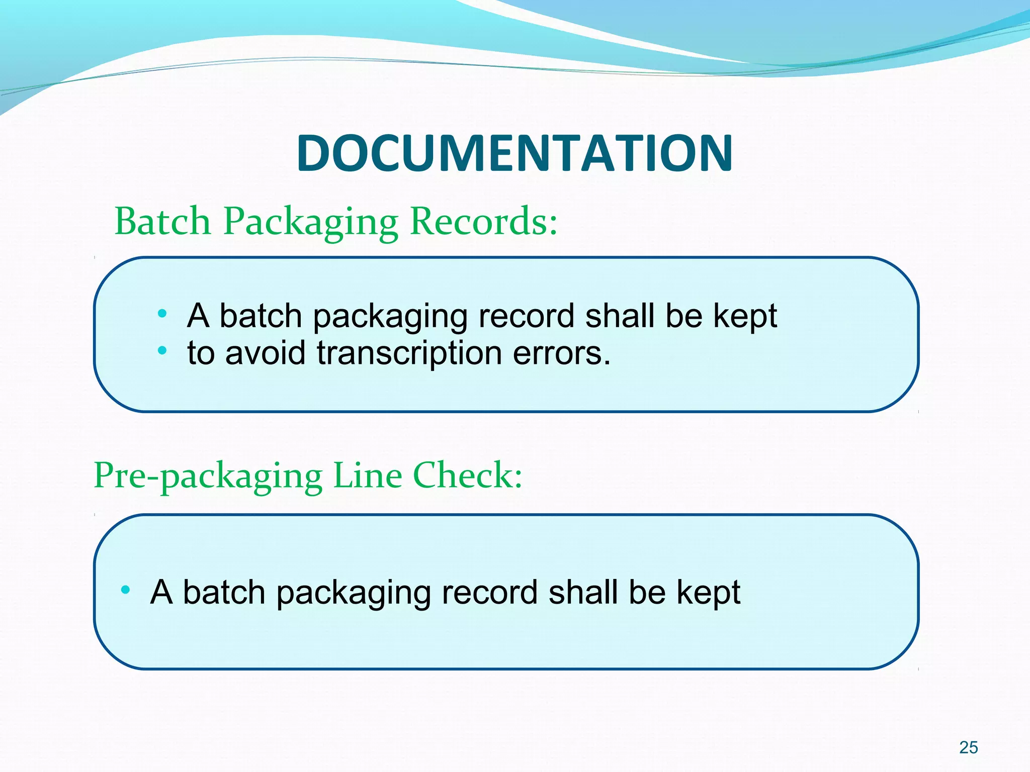 GMP Documentation | PPT