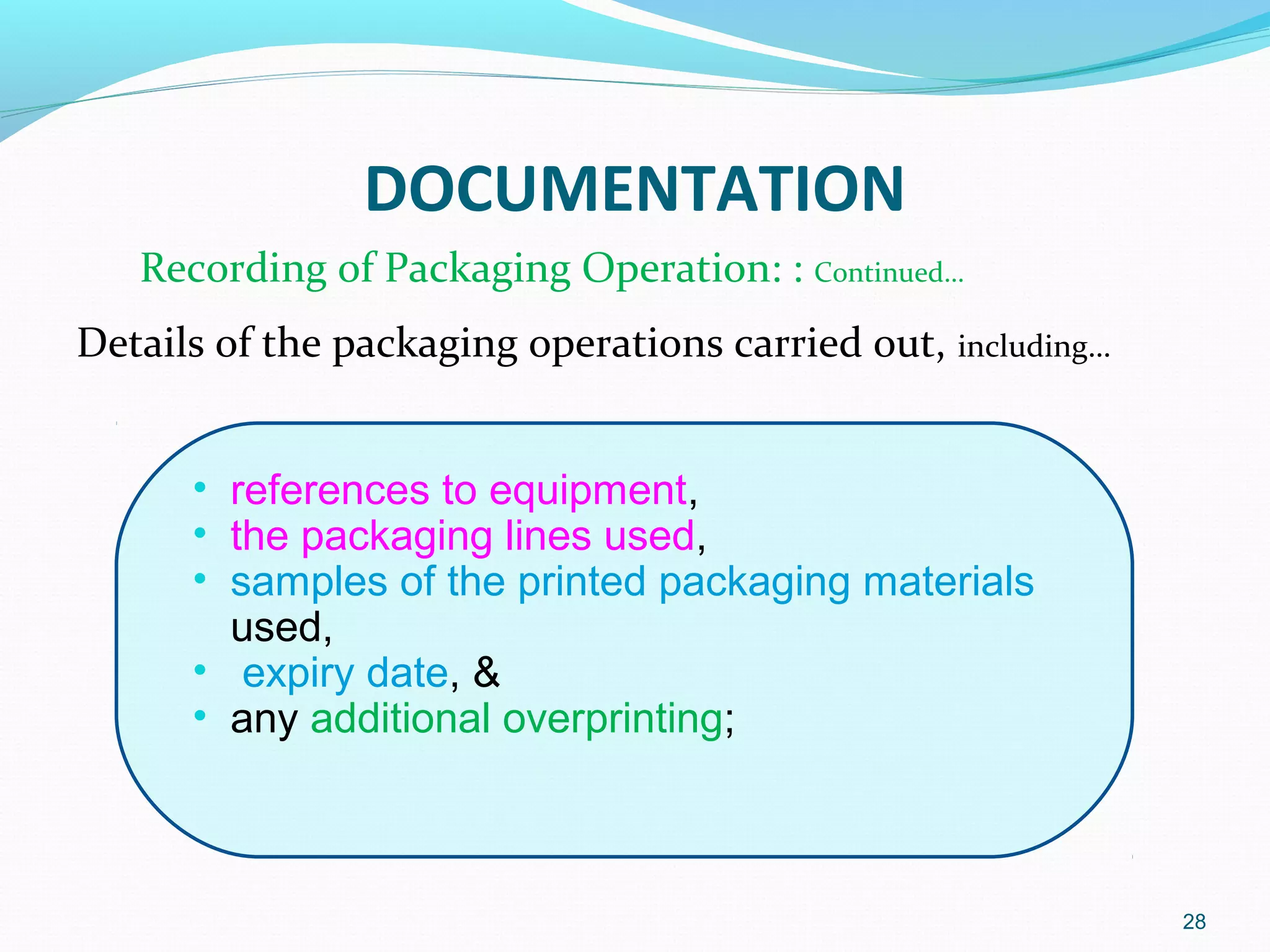 GMP Documentation | PPT