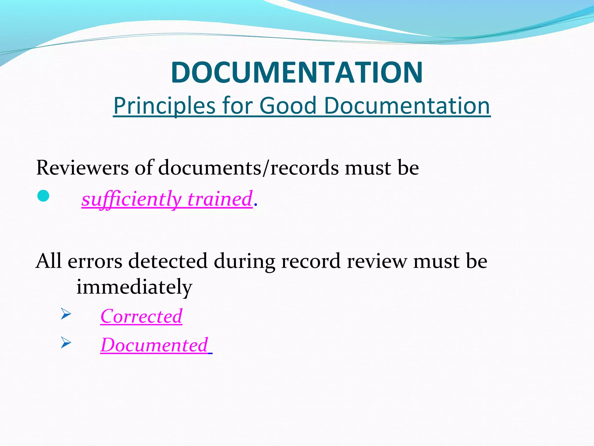 GMP Documentation | PPT