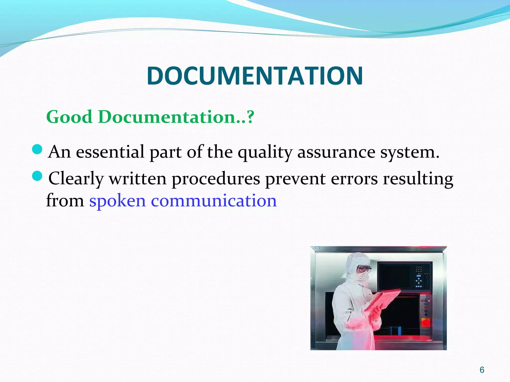 GMP Documentation | PPT