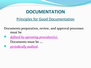 GMP Documentation | PPT
