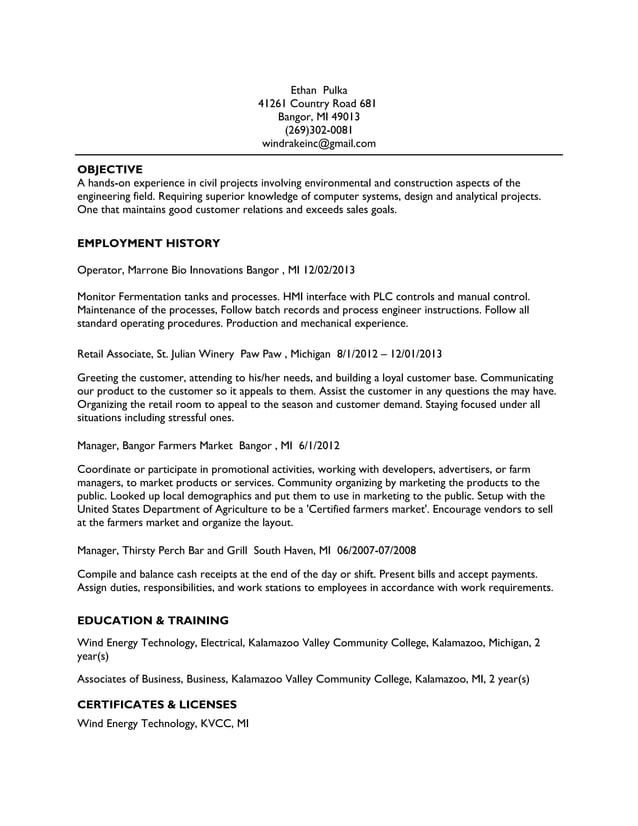 RESUME2015 | DOC | Business | Business and Finance