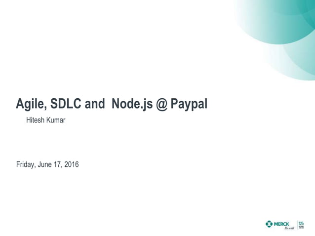 Agile_SDLC_Node.js@Paypal_ppt | PPT