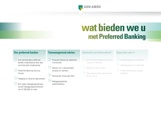 Klantpresentatie_Preferred_Banking | PDF