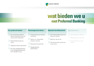 Klantpresentatie_Preferred_Banking | PDF