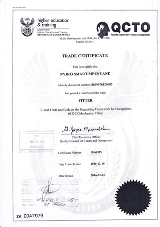 FITTER TRADE TEST | PDF