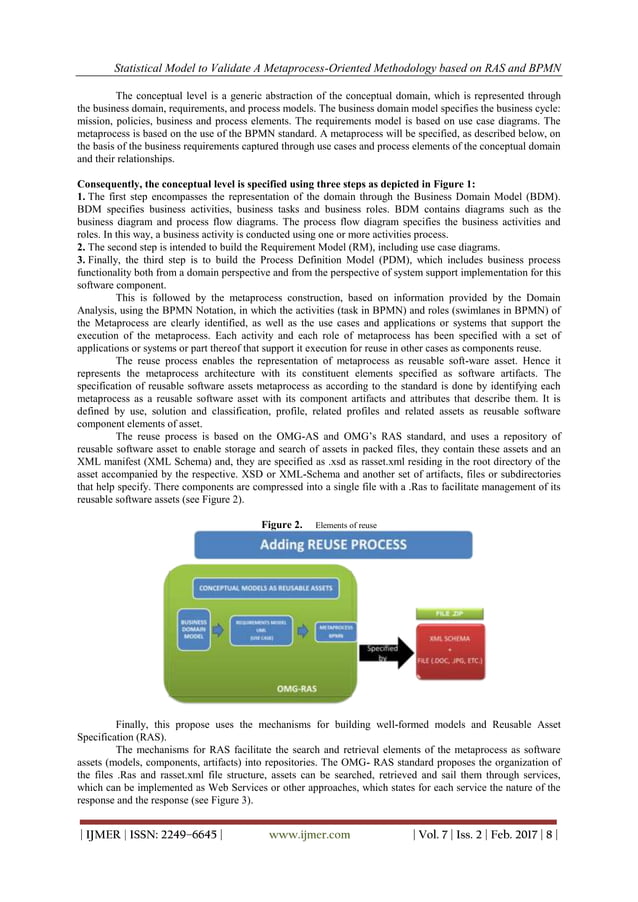 Statistical Model to Validate A Metaprocess-Oriented Methodology based on RAS and BPMN | PDF ...