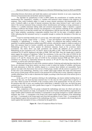 Statistical Model to Validate A Metaprocess-Oriented Methodology based on RAS and BPMN | PDF ...