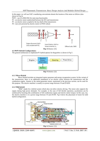 8HP70 Automatic Transmission- Basic Design Analysis and Modular Hybrid ...