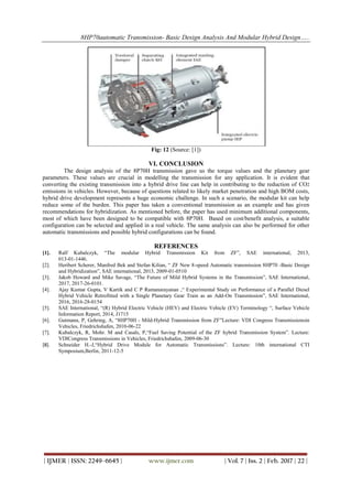 8HP70 Automatic Transmission- Basic Design Analysis and Modular Hybrid ...