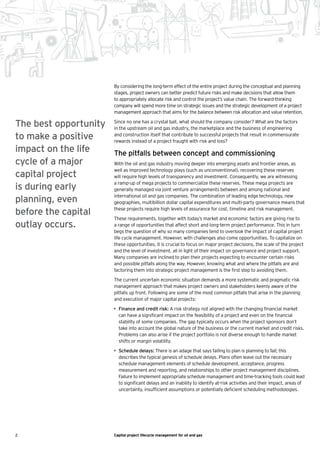 Capital_projects_life_cycle_managemant_Oil_and_Gas | PDF