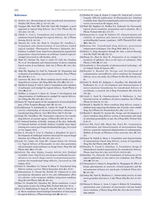 Microemulsion based emulgel a novel topical drug delivery system | PDF