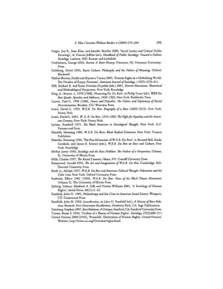 W.E.B. Du Bois, Race, & HR | PDF