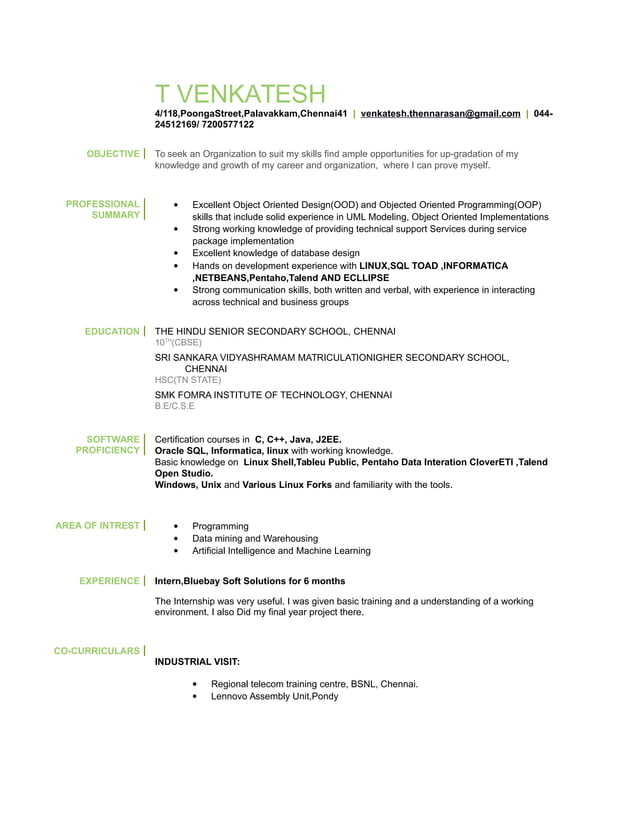 T Venkatesh | PDF | Computing | Technology & Computing