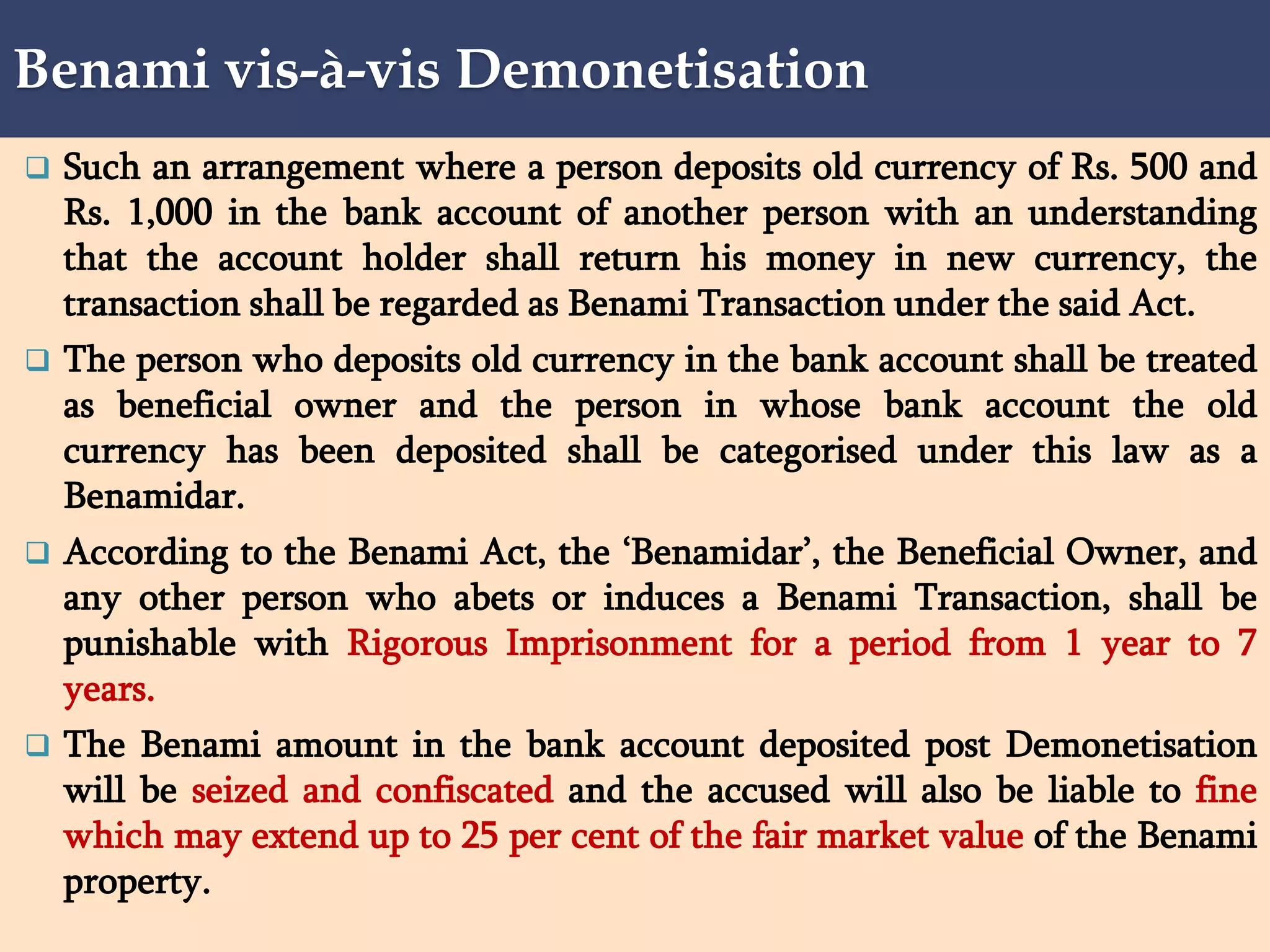 THE BENAMI TRANSACTIONS (PROHIBITIONS) AMENDMENT ACT | PDF