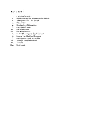 JPMorgan Chase & Co. -Risk Assessment Report | PDF