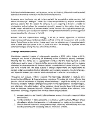 JPMorgan Chase & Co. -Risk Assessment Report | PDF