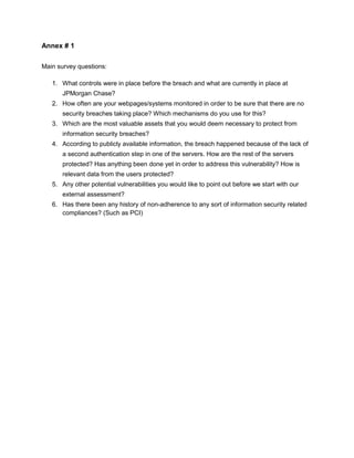 JPMorgan Chase & Co. -Risk Assessment Report | PDF