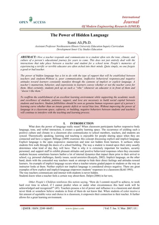 The Power of Hidden Language | PDF
