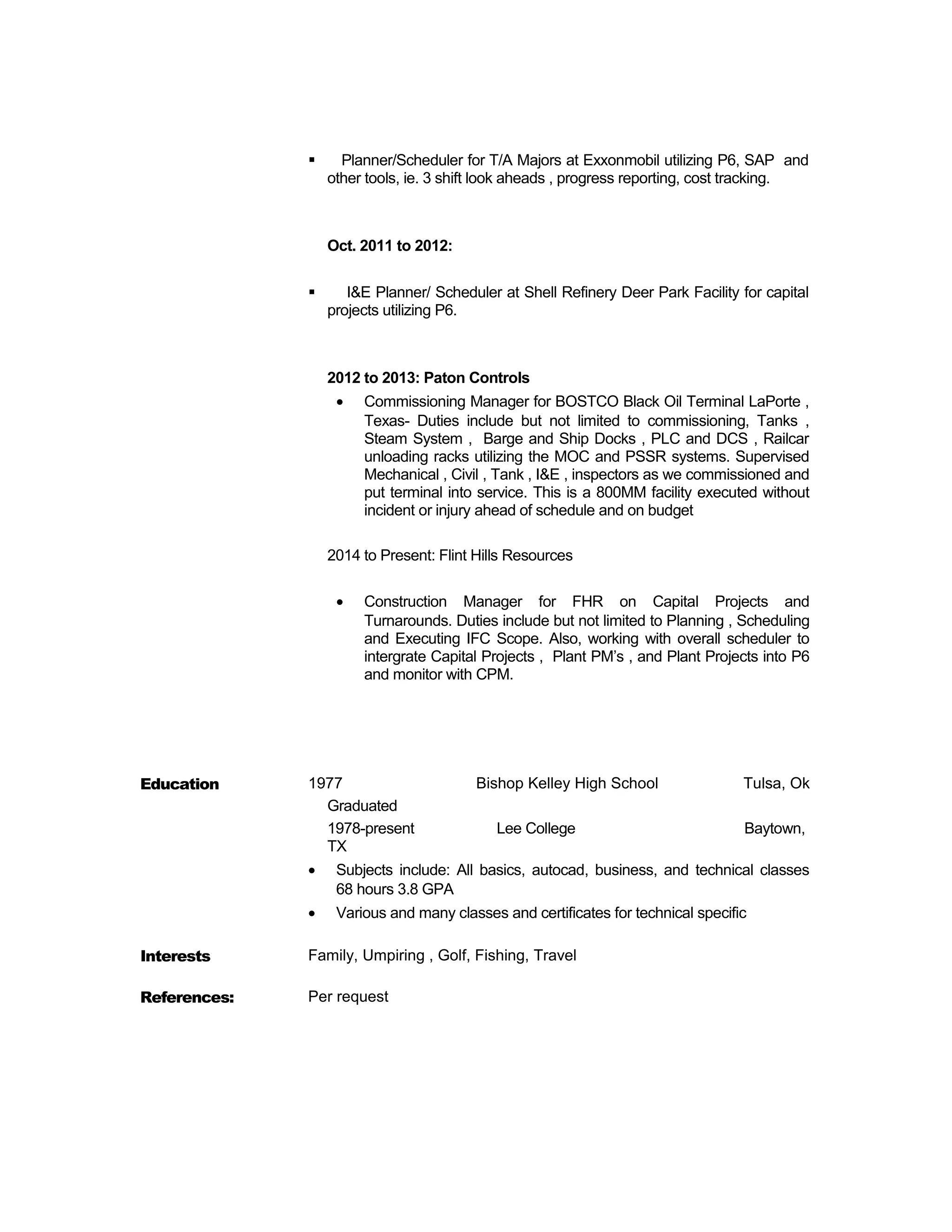 Resume-Bill_2016 | DOC