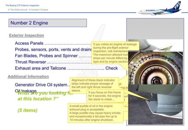 B737mrg exterior inspection | PPS | Auto Safety | Automotive