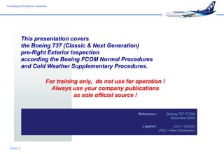 B737mrg exterior inspection | PPS