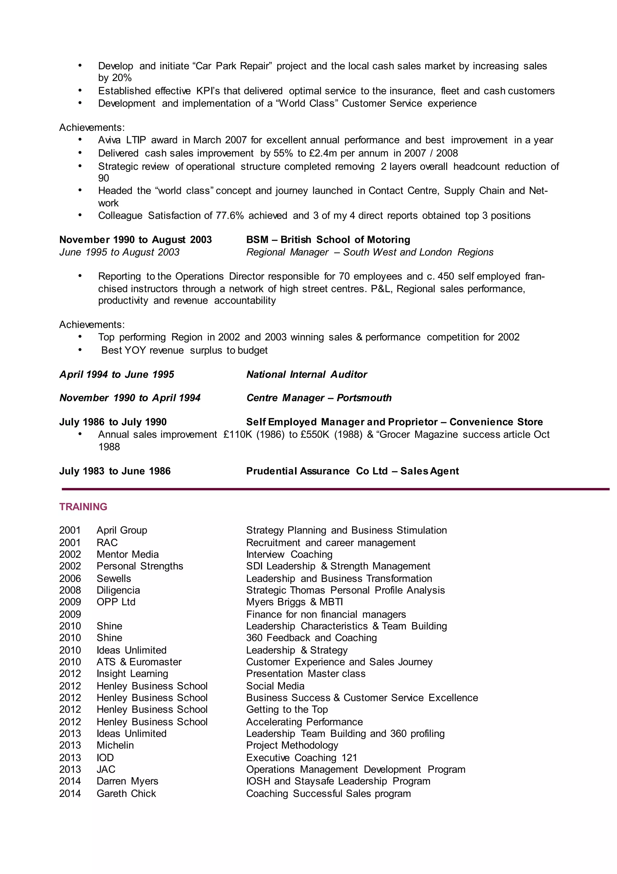 Columba Zaal CV - Apr 2015 | DOCX | Sales | Business