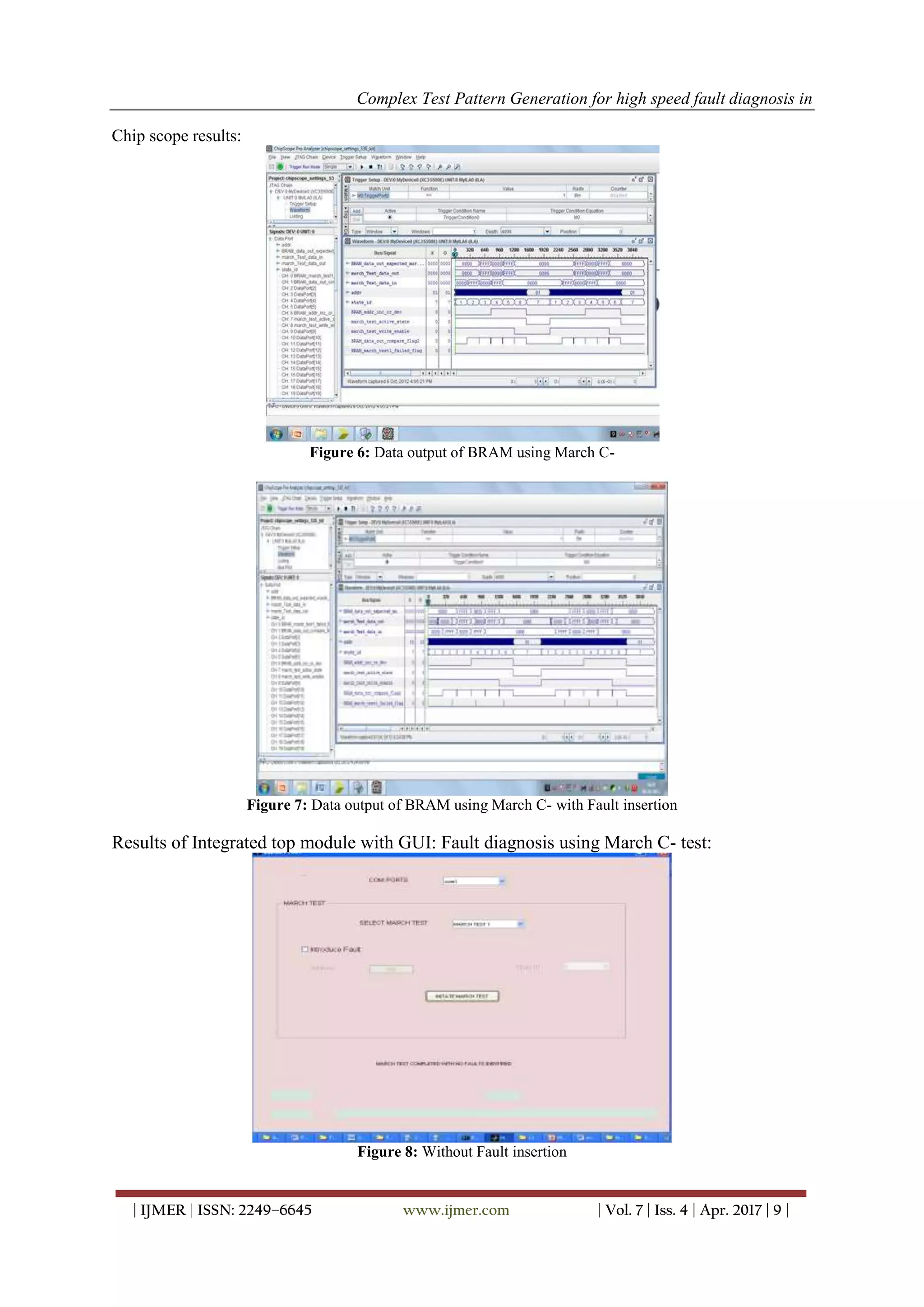 Complex Test Pattern Generation for high speed fault diagnosis in FPGA ...