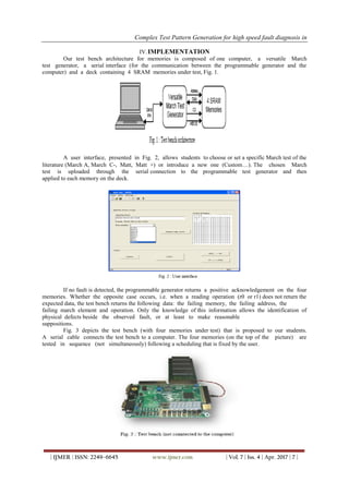 Complex Test Pattern Generation for high speed fault diagnosis in FPGA ...