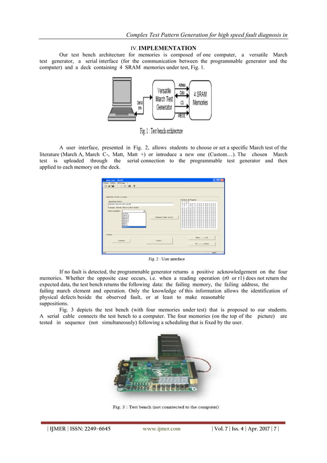 Complex Test Pattern Generation For High Speed Fault Diagnosis In Fpga Based Memory Blocks Pdf 