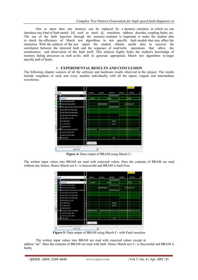 Complex Test Pattern Generation For High Speed Fault Diagnosis In Fpga Based Memory Blocks Pdf