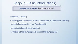 Bonjour | PPTX