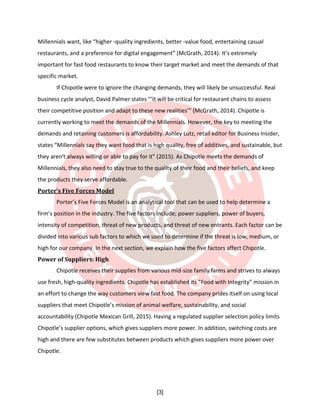 Chipotle Strategic Review | PDF