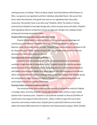 Chipotle Strategic Review | PDF