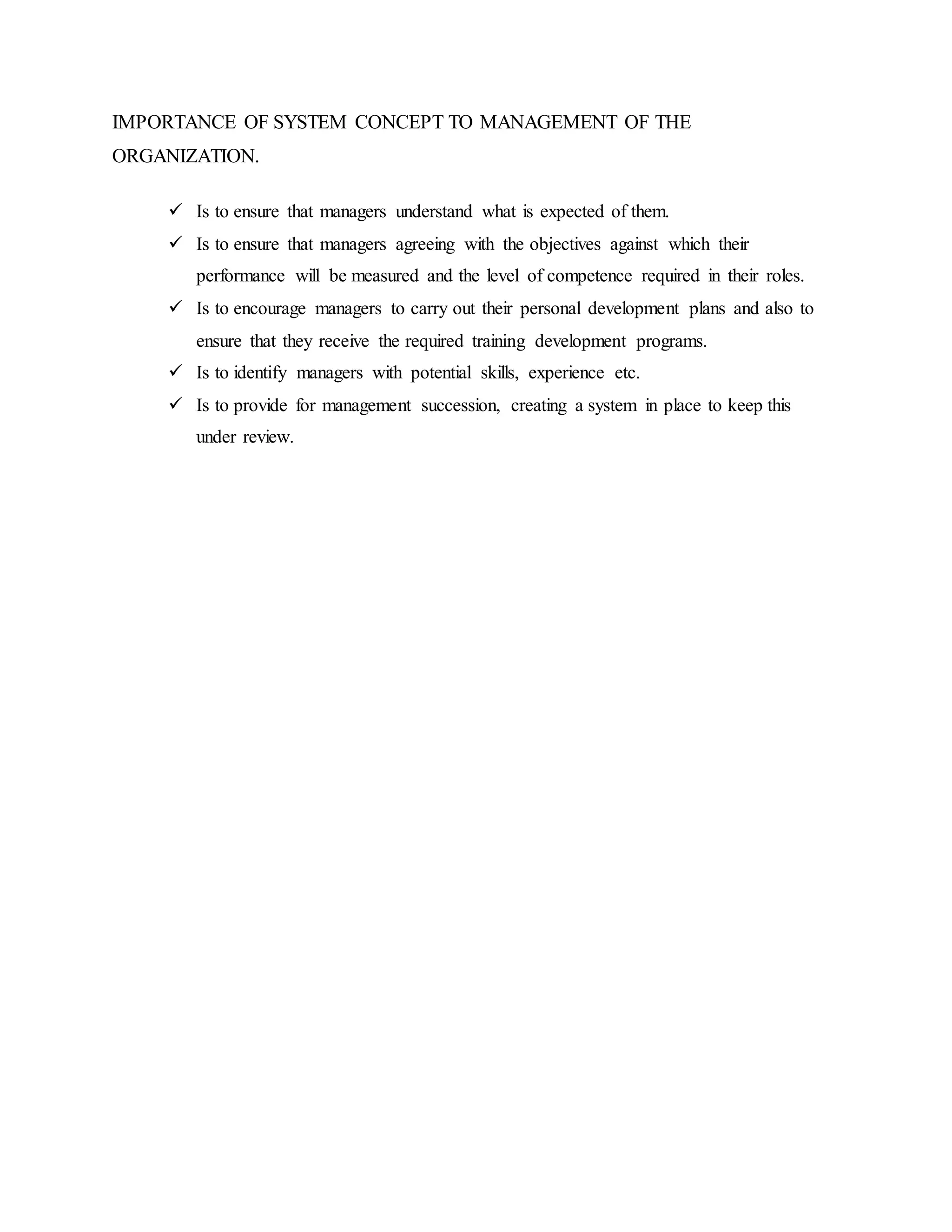 THE SYSTEM CONCEPT | DOCX | Human Resources | Business