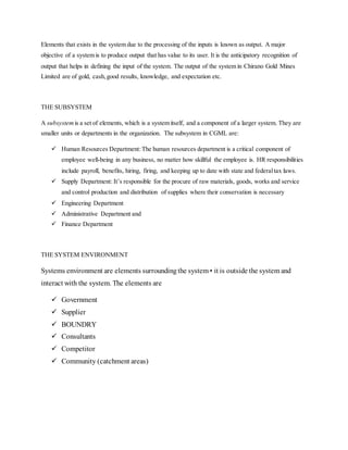 THE SYSTEM CONCEPT | DOCX | Human Resources | Business