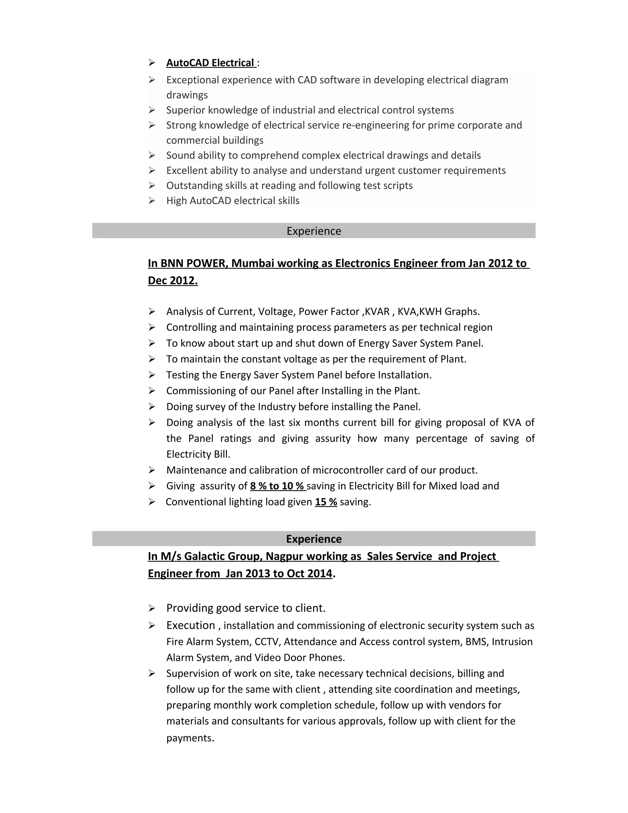 Evio Exp CV Ashish | DOC