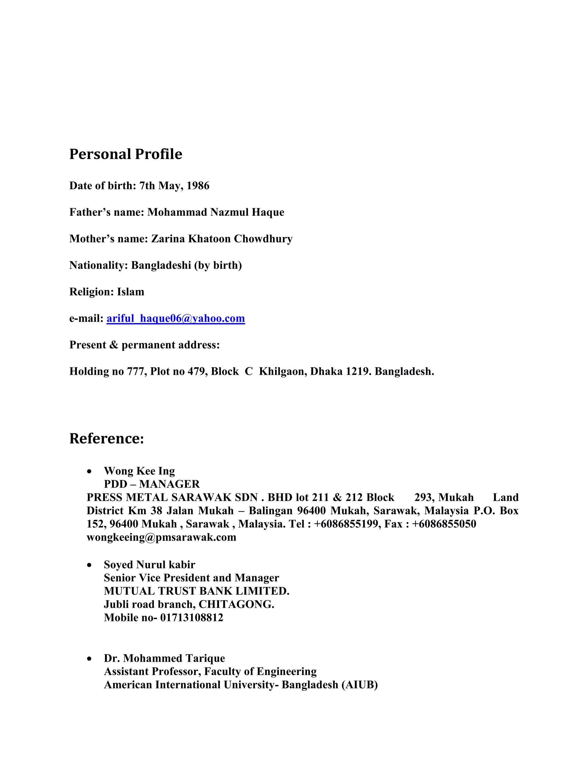 Mohammad Ariful Hoque | PDF