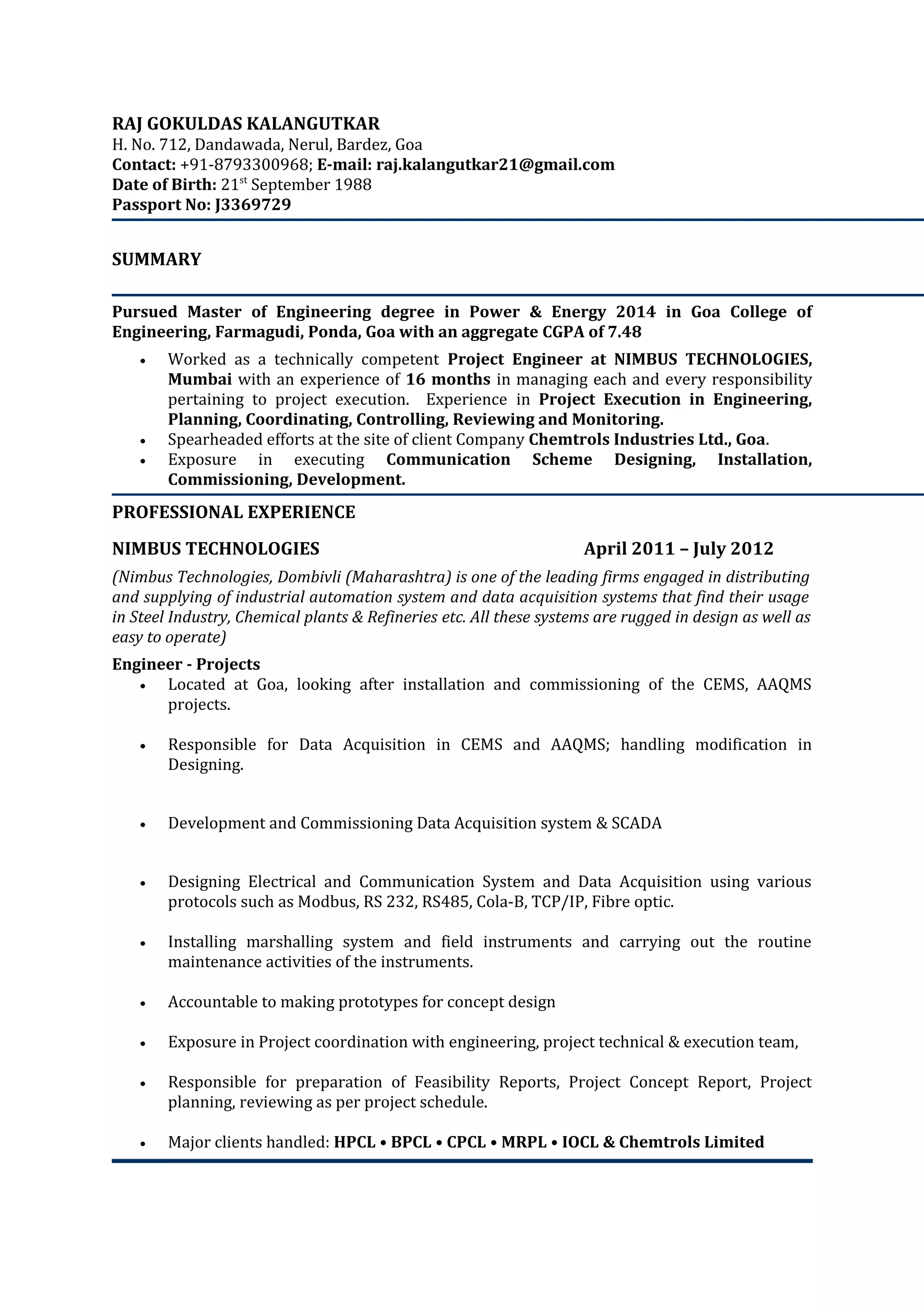 Raj_resume | PDF