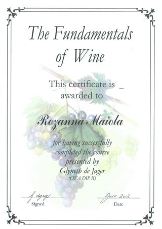 The Fundamentals of Wine | PDF