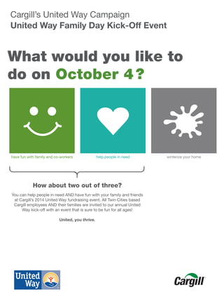 United Way 2014 Final Posters | PDF