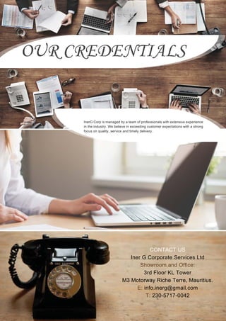 Iner G Company Profile_2 | PDF