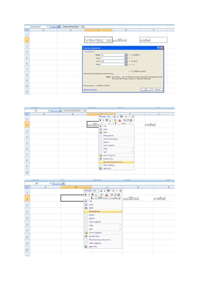 CONCATENATE-EXCEL | PDF