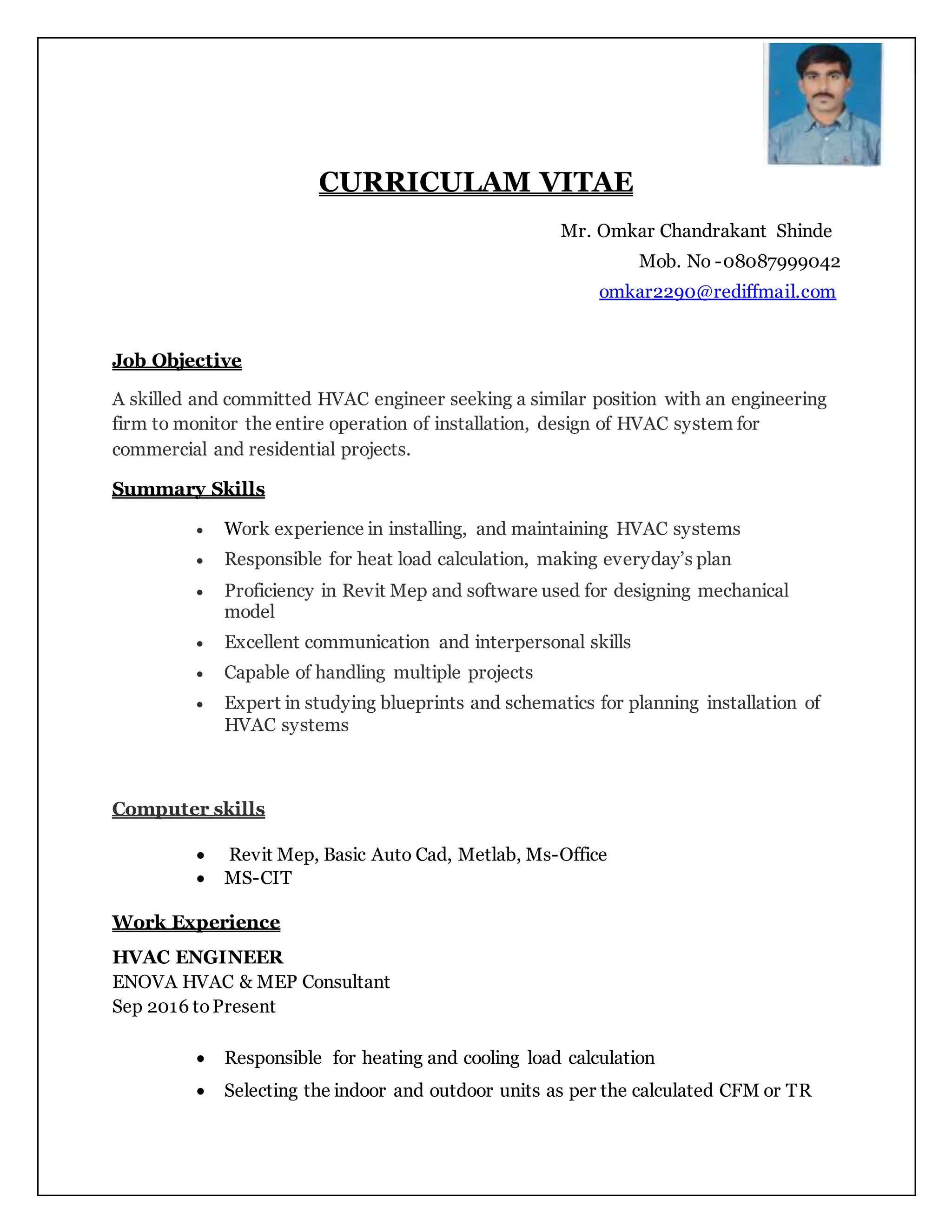 CURRICULAM_VITE_OMKAR_RESUME | DOCX