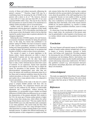 Discharge against Medical Advice | PDF