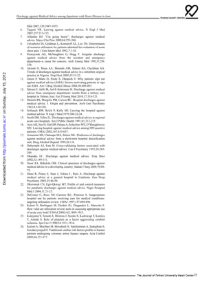 Discharge against Medical Advice | PDF